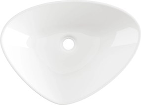 Invena Trigono, asymetrické umyvadlo na desku 500x405, INV-CE-58-001-W