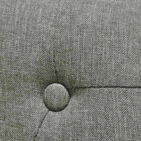 Jídelní židle 2 ks šedé textil 242223