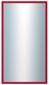 DANTIK - Zarámované zrcadlo - rozměr s rámem cca 50x90 cm z lišty PERLA červená lesklá vysoká (2878)