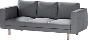 Potah na pohovku IKEA Norsborg 3-místná barva šedá látka pletený vzor
