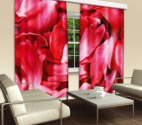 Závěs Dimex Red Petals CU-280-017 | 280 x 245 cm