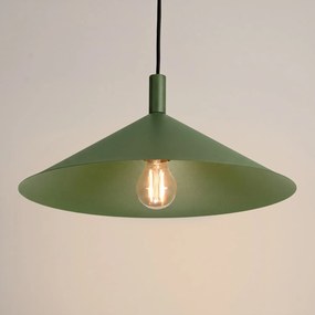 Sollux Lighting Závěsné svítidlo NOX 40 olivově zelené