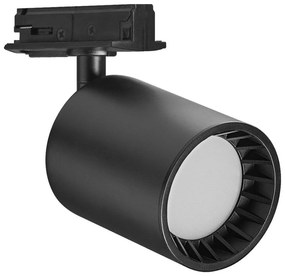 Chytré LED kolejnicové svítidlo OSAKA, černé, laditelná bílá