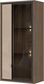 Závěsná vitrína VK-2KS/LF - 59x119x32 cm
