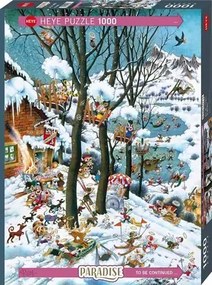 HEYE Puzzle Paradise: V zimě / 1000 dílků / 50 x 70 cm