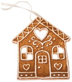 Keramická vánoční ozdoba 10 cm Gingerbread House – Dakls