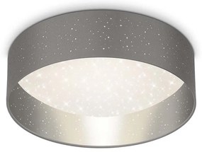 Briloner 3882-014 - LED Stropní svítidlo MAILA STARRY LED/18W/230V šedá/stříbrná