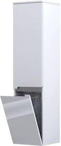 Oristo Silver skříňka 35.2x35.4x144 cm boční závěsné bílá OR33-SB2D-35-1-KKL
