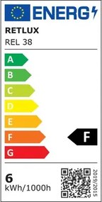 RETLUX REL 38 LED R50 2x6W E14 / 510 lm / 3000K - teplá bílá / 2ks