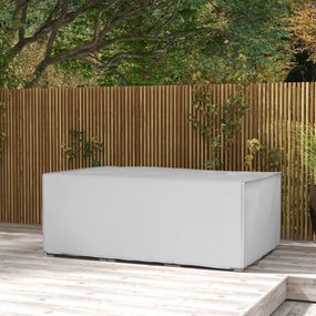 Outsunny Ochranný kryt pro zahradní nábytek Zimní nepromokavý kryt Anti-UV plachta 600D Oxford 210 x 140 x 80 cm Šedá barva