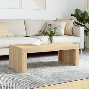 vidaXL Konferenční stolek 102x50x36 cm kompozitní dřevo [823370] Barva: bílá s vysokým leskem