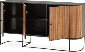 Komoda z mangového dřeva v přírodní barvě 165x90x40 cm Curve – MOME