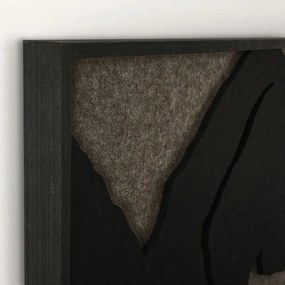 3D obraz s rámem/akustický 90x120 cm Silent Shadows 1 – Malerifabrikken