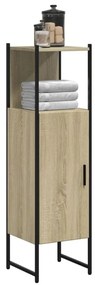 Petromila Koupelnová skříňka dub sonoma 33x33x120,5 cm kompozitní dřevo