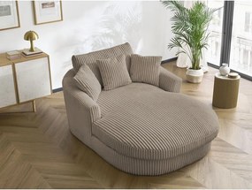 Taupe manšestrové křeslo Belem – Bobochic Paris