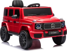 LEAN CARS Akumulátorové vozidlo Mercedes G 4x4 24 V 2580, červené
