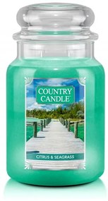 Country Candle Vonná Svíčka Citrus & Seagrass, 652 g