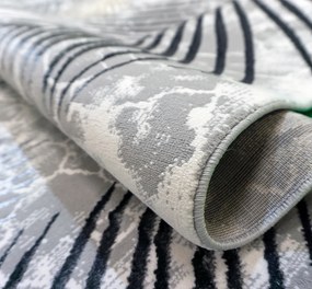 BE Koberec Esprit 3610 GREY - šedý obdélníkový Rozměr: 60x100 cm