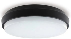 LED2 5130734 Luna L, antracitové venkovní kulaté svítidlo, 25W LED 3000K, prům. 24cm, IP54
