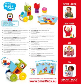 SmartMax - Moje první magnetická stavebnice s autem 2v1