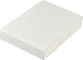 XXXLutz PROSTĚRADLO NA VRCHNÍ MATRACI, žerzej, krémová, 180/220 cm Novel - Prostěradla - 004550010601