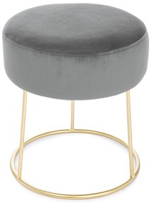 BIZZOTTO pouf CLARISSA šedý 0720880