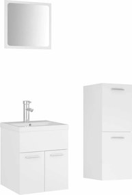Set koupelnového nábytku bílý dřevotříska 3071441