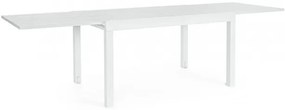BIZZOTTO Rozkládací zahradní stůl CLIV bílý 135/270x90 cm