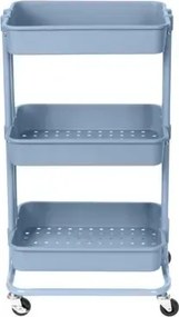 Compactor Grena Koupelnový vozík s kolečky - 3 police modrý / 43 x 34.