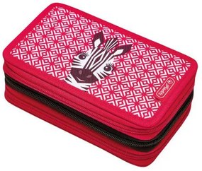 Herlitz Plný penál, 3 patra, Cute animals Zebra