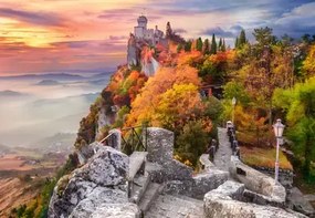 CASTORLAND Puzzle Věž Guaita, San Marino / 1000 dílků / 68 × 47 cm