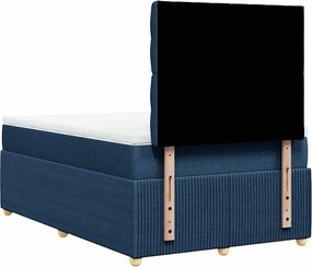 Box spring postel s matrací černá 120x190 cm textil 3292008