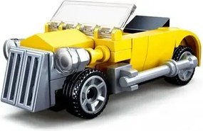 Sluban Builder M38-B0920D Žlutý kabriolet / LEGO - kompatibilní / Poče