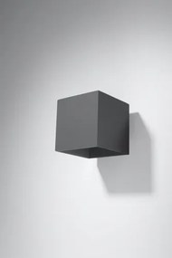 Nástěnné svítidlo SOLLUX Quad 1 G9 1x40W bez zdroje SL.0565 antracit