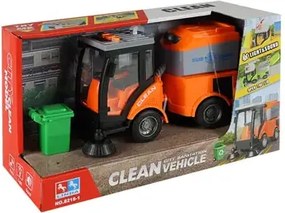 RAPPA Čistící vůz se zvukem a světlem / Auto / Setrvačník / 21 cm