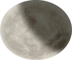 Světle šedé LED dětské stropní svítidlo se stínidlem z akrylového skla ø 40 cm Lunar – Trio