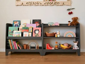 Wamm Cosy Room Dřevěná knihovna do dětského pokoje Zvolte barvu: Černá