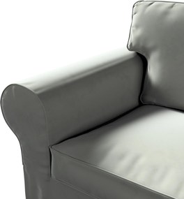 Potah na pohovku IKEA  Ektorp 3-místná, nerozkládací barva šedá látka lesklé, sametová