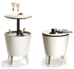 Plastový kulatý zahradní stolek se zásobníkem na led ø 49,5 cm Cool – Keter