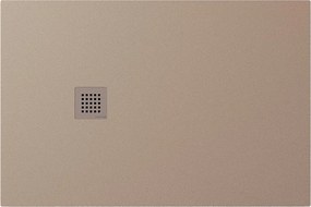 Polysan Polysan, TRENECA sprchová vanička z litého mramoru s možností úpravy rozměru 120x80cm, béžová matná, 84302.81