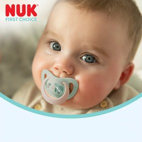 Dudlík NUK First Choice Night 0-6m 2 ks Bunny/Sheep velikost 0-6 m