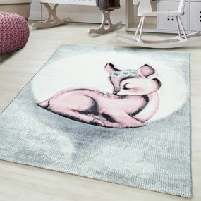 Dětský koberec Bambi 850 pink 80 x 150  cm