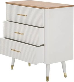 Designová komoda Gerlinde 78 cm bílá