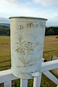 Clayre &amp; Eef Vintage nášlapný odpadkový koš - 29*35*45 cm