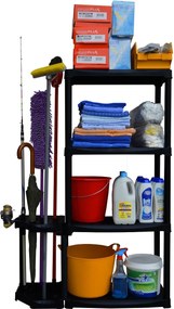 ARTPLAST Set regál 600x300x1330 mm, 4 police a rohový držák