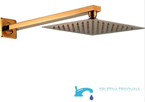 Podomítkový sprchový systém EYN PT23491 ve zlaté barvě s osvětlením LED