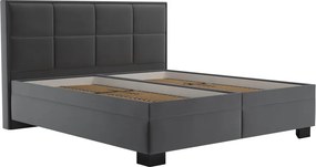 FALCO Postel Elezar 180x200 šedá/černé nohy