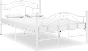 vidaXL Rám postele kov 120 x 200 cm [324994] Barva: Bílá