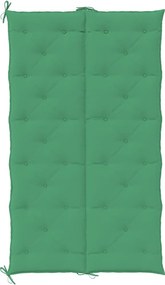 Poduška na zahradní lavici zelená 180x(50+50)x7 cm látka oxford 315033