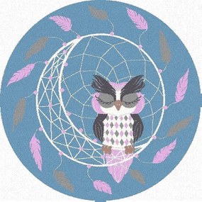Koberec Agnella Soft Dreamcatcher 100x100 Kolo